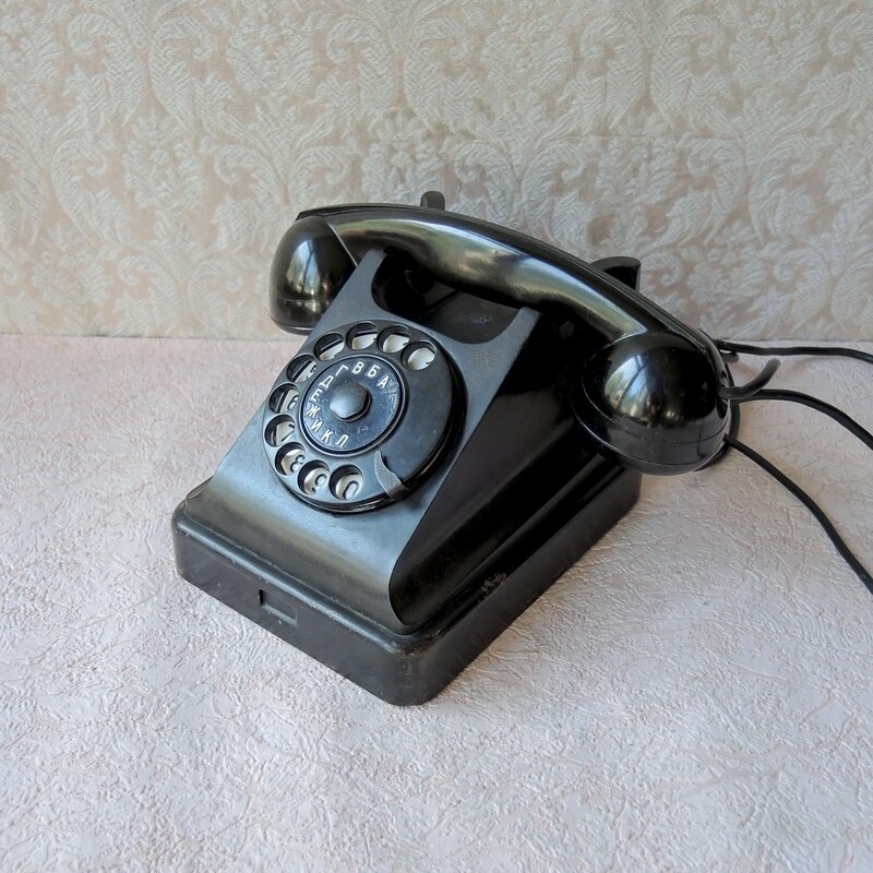 Vintage Desk Phone - Etsy