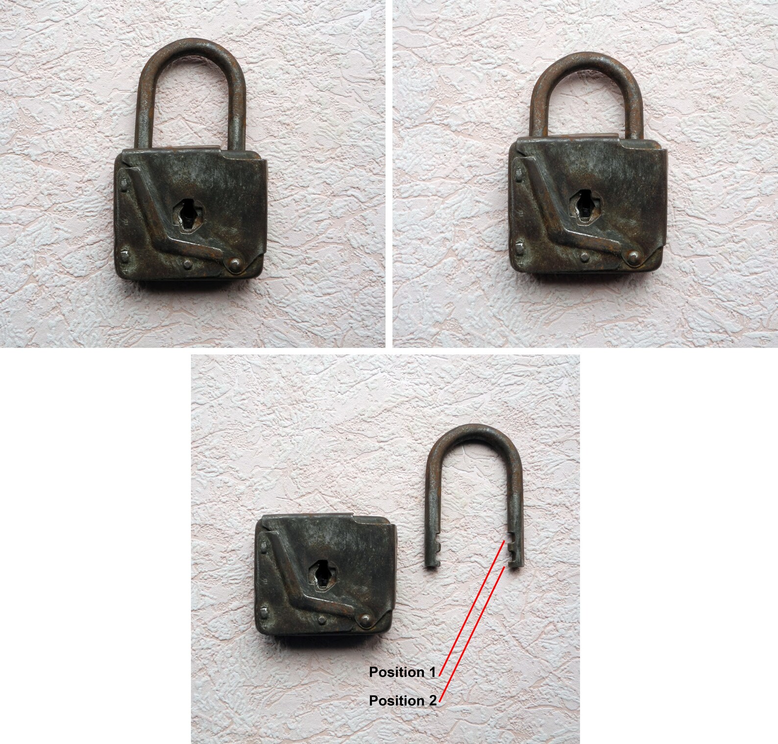 Soviet vintage padlock 87 | Etsy