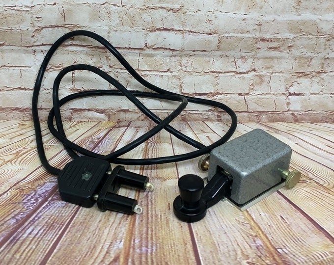 Portable Miniature Military Telegraph Key (#1). Vintage Soviet Morse ...