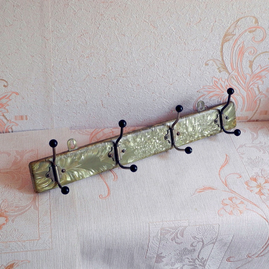 Vintage Hanger With Iridescent Patterns. Soviet Wall Hooks. - Etsy