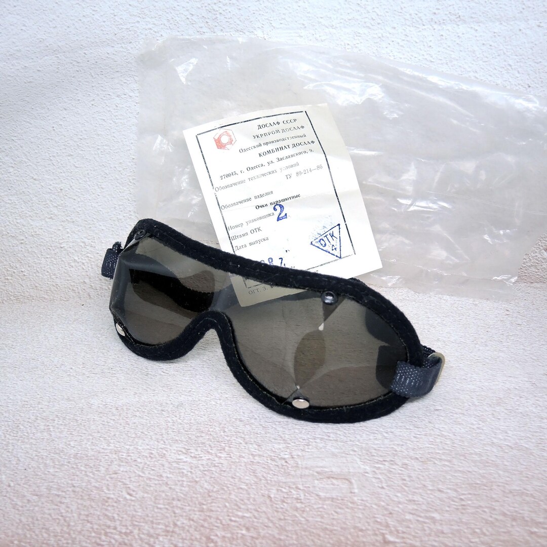 Soviet Parachute Goggles - Etsy