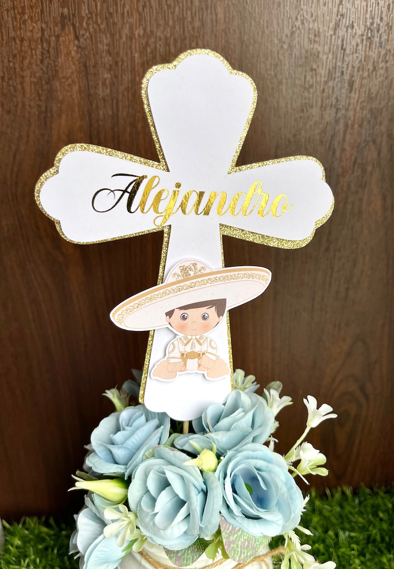 Charro Bautizo Centerpiece Charro Mi Primera Comunión - Etsy