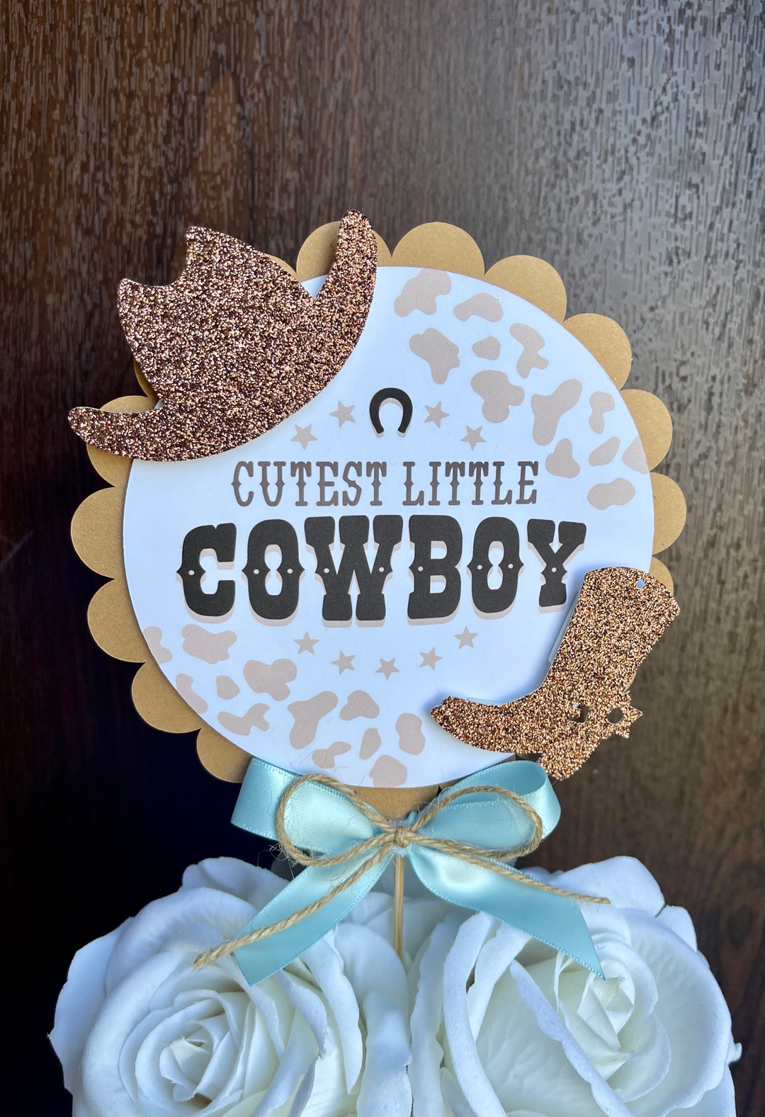 Little Cowboy Topper, Little Cowboy Centerpiece, Mommys Little Cowboy ...