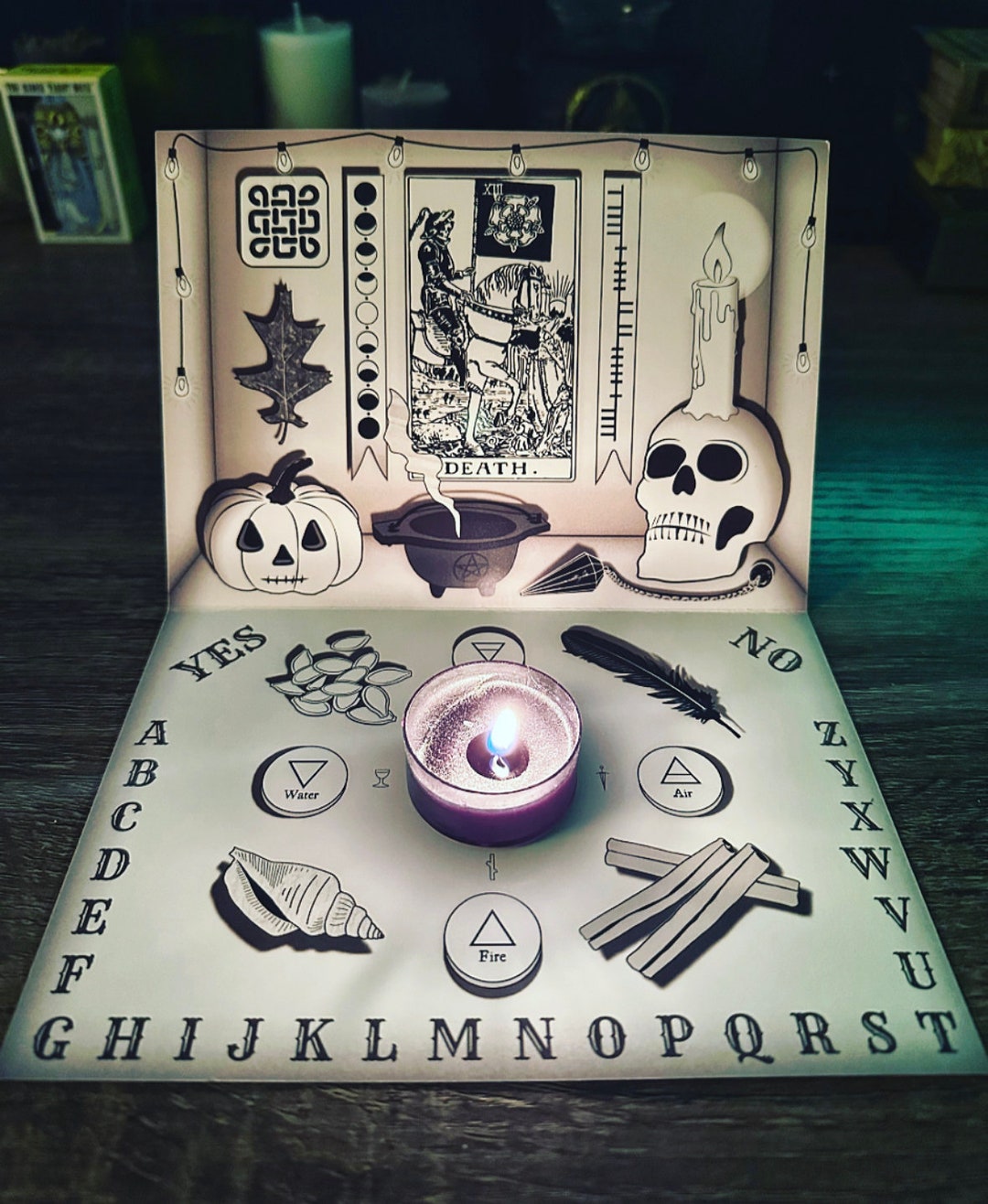 Halloween Samhain Portable 2D Altar | Digital Download - Etsy