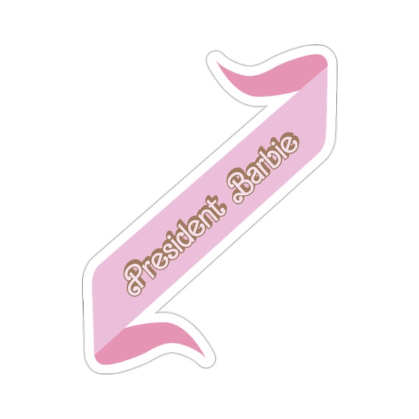 Barbie President Sash - Etsy