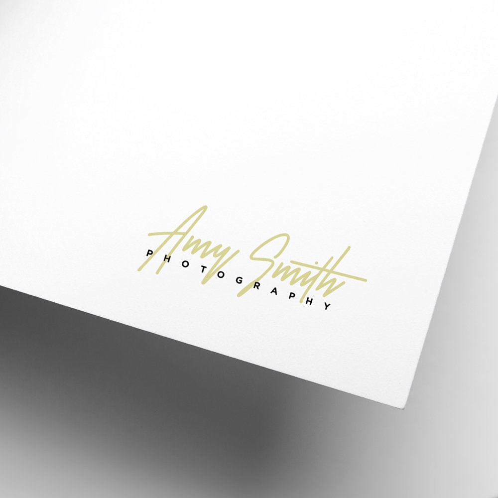 Calligraphy Logo, Signature Logo, Photography Logo, Elegant Script Logo ...