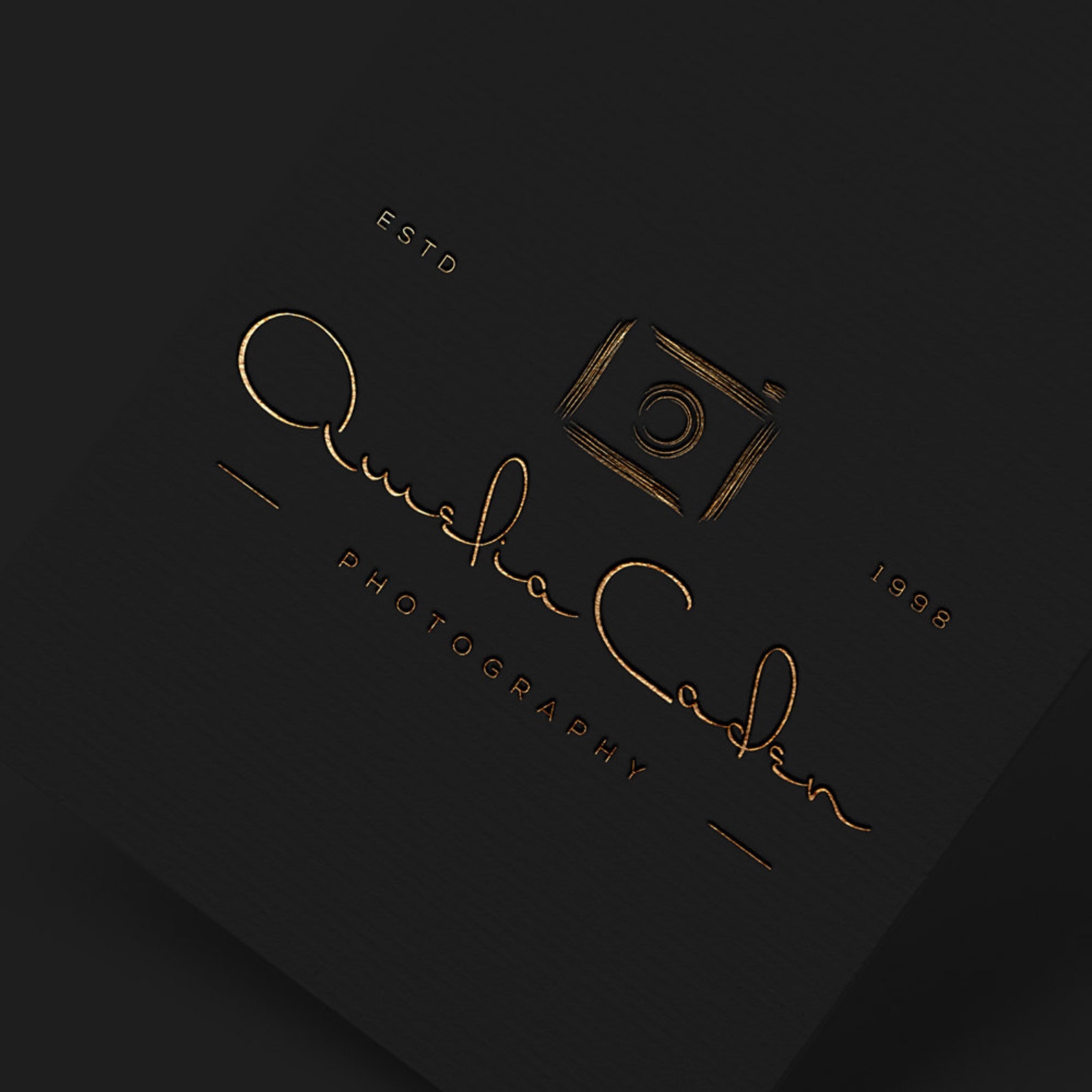 INSTANT DOWNLOAD, Logo Design Template, Handwritten Logo, Camera Logo ...