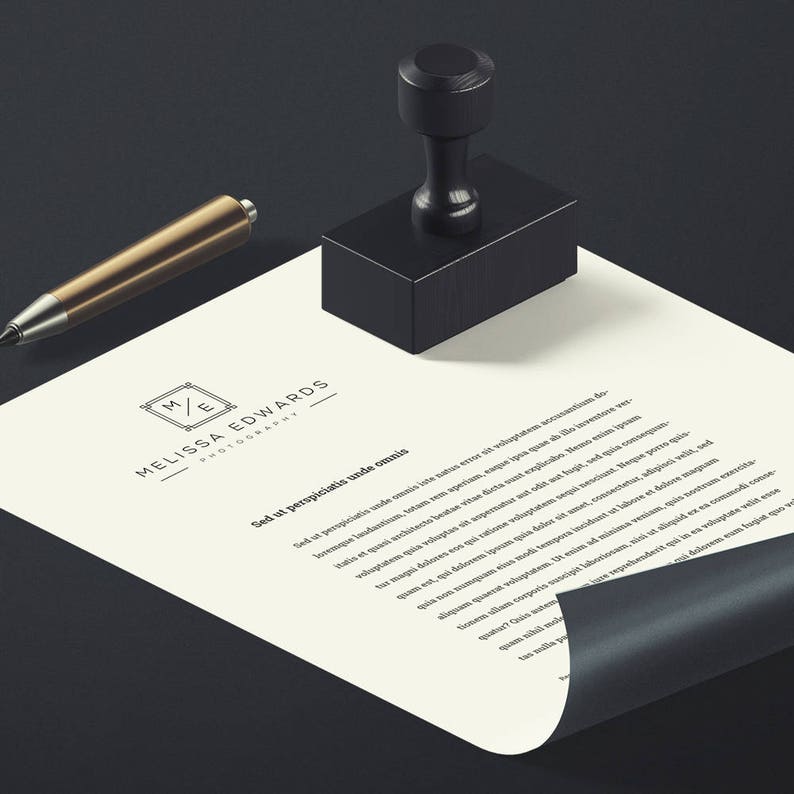 INSTANT DOWNLOAD Logo Design Template Elegant Logo Cheap - Etsy