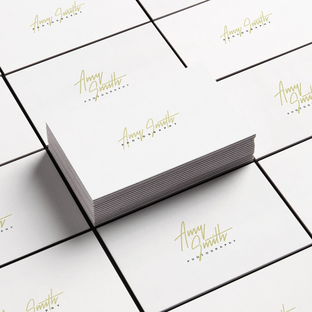 Calligraphy Logo, Signature Logo, Photography Logo, Elegant Script Logo ...