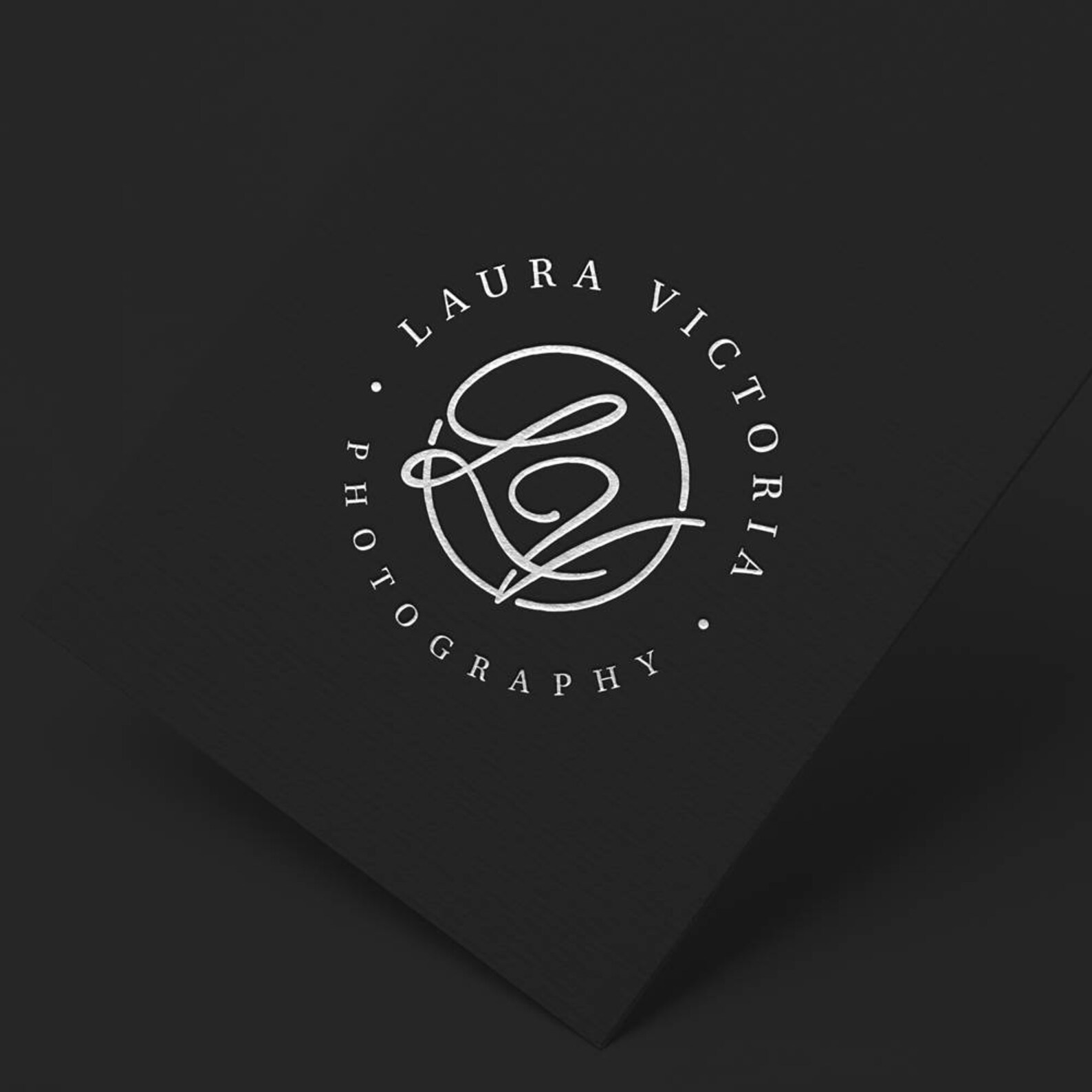 Custom Logo for Photographer, Initials, Branding Set, Elegant Logo ...