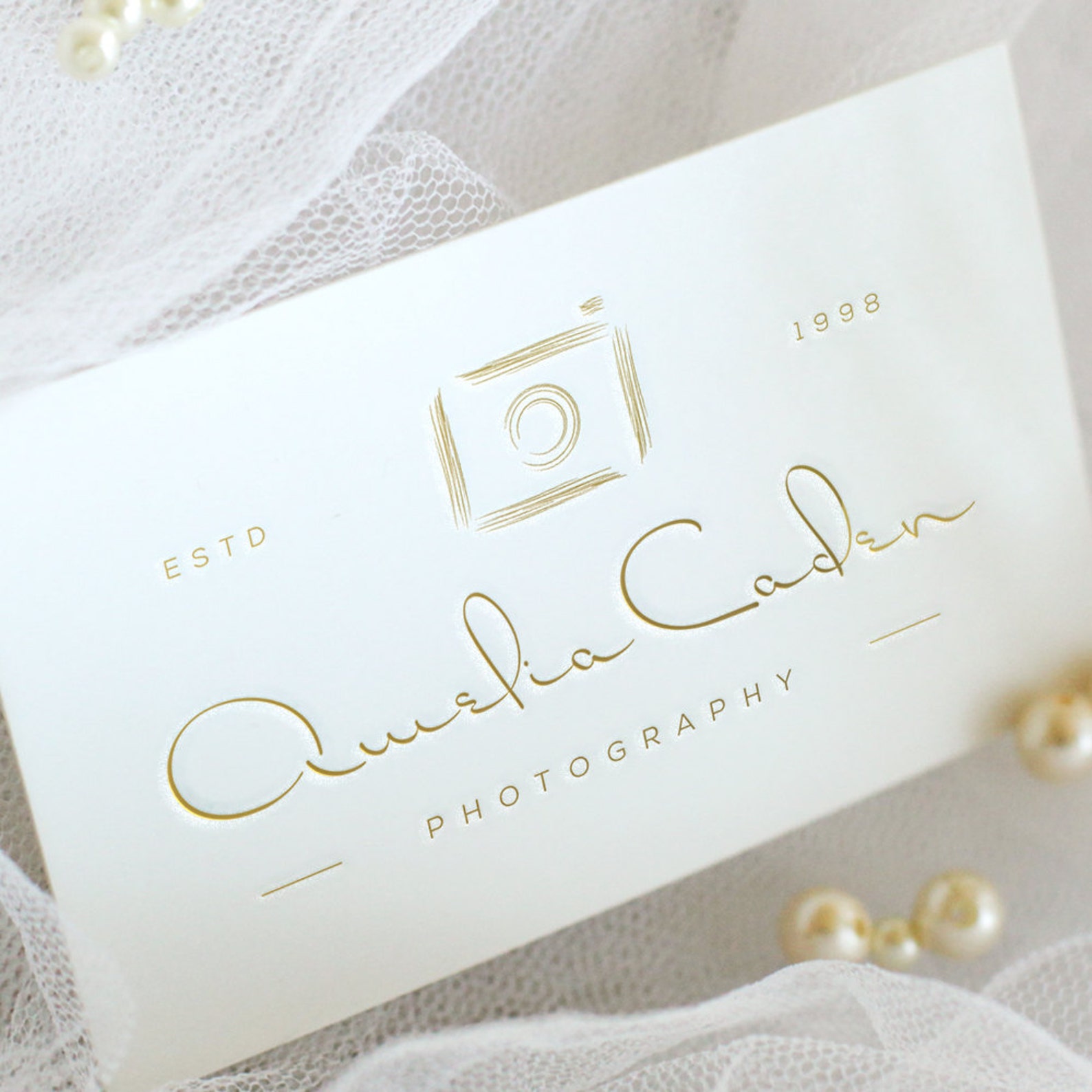 INSTANT DOWNLOAD, Logo Design Template, Handwritten Logo, Camera Logo ...