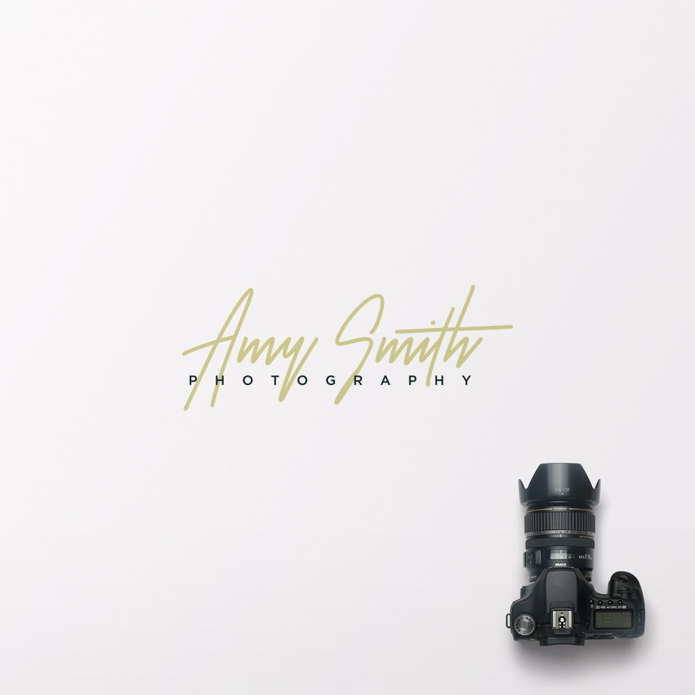 Calligraphy Logo, Signature Logo, Photography Logo, Elegant Script Logo ...