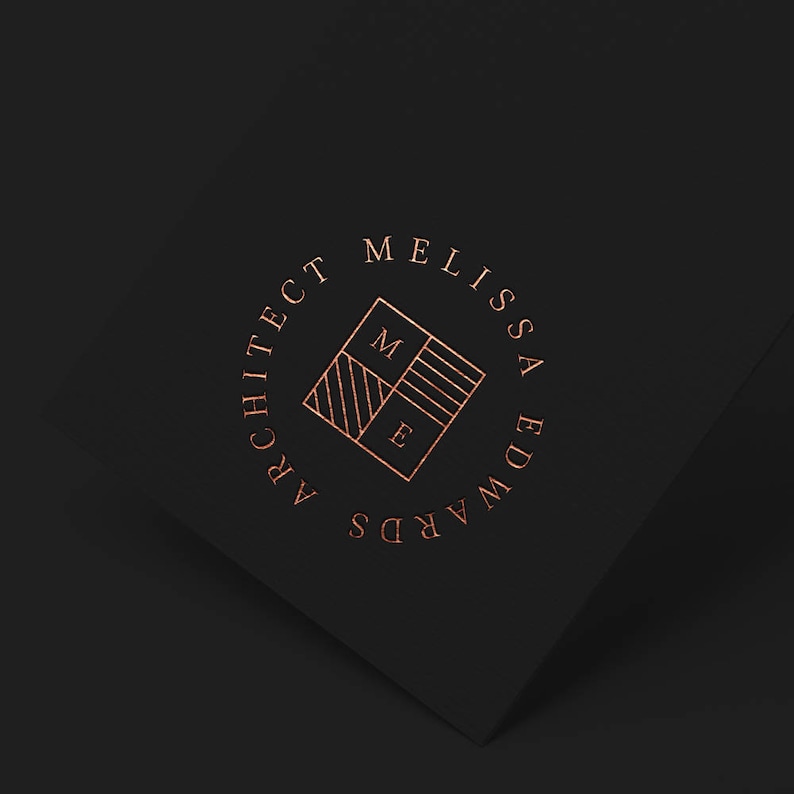 Brand Kit, Modern Logo, Square Logo Design, Company Logo, Stamp Logo ...