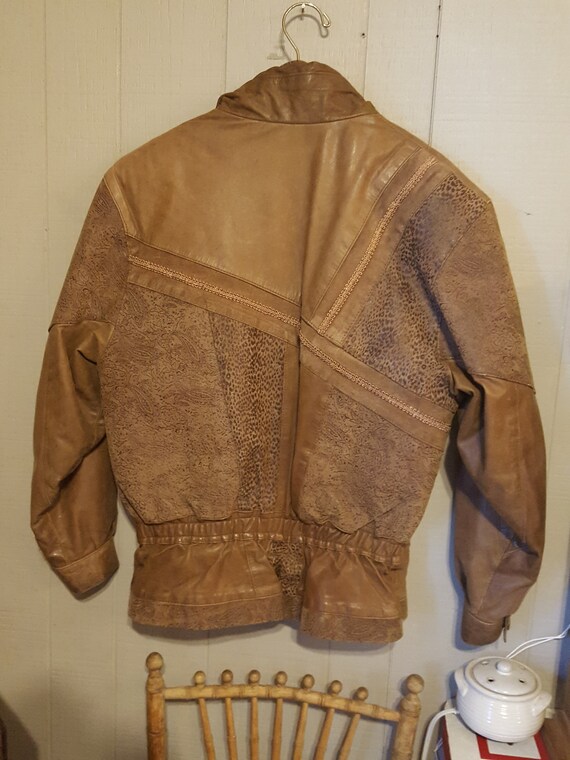 Vintage SANA Leather Jacket with Zip Out Thermolite T… - Gem