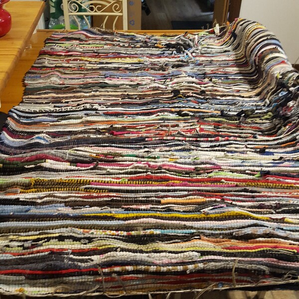 Country Rag Rug - Etsy