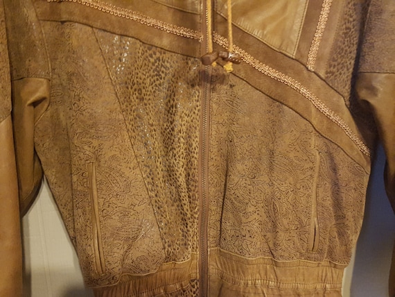 Vintage SANA Leather Jacket with Zip Out Thermolite T… - Gem