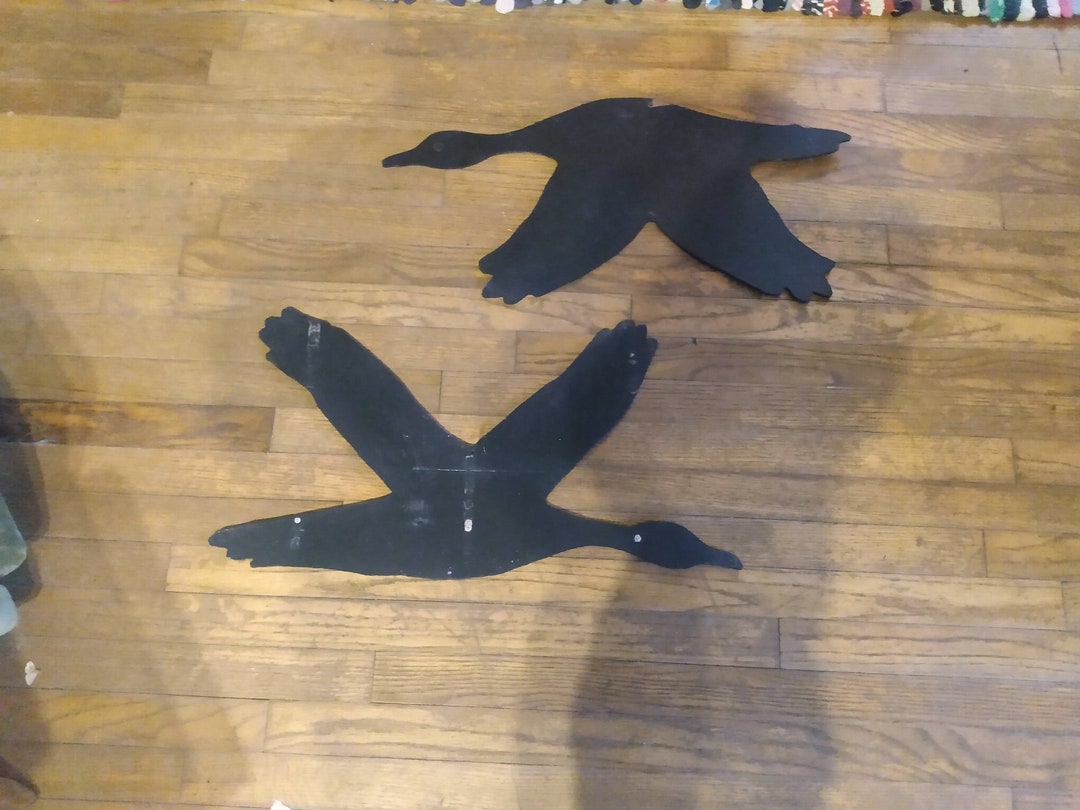 Large 24" Shadow Silhouette Wood Flying Geese Cutouts - Etsy