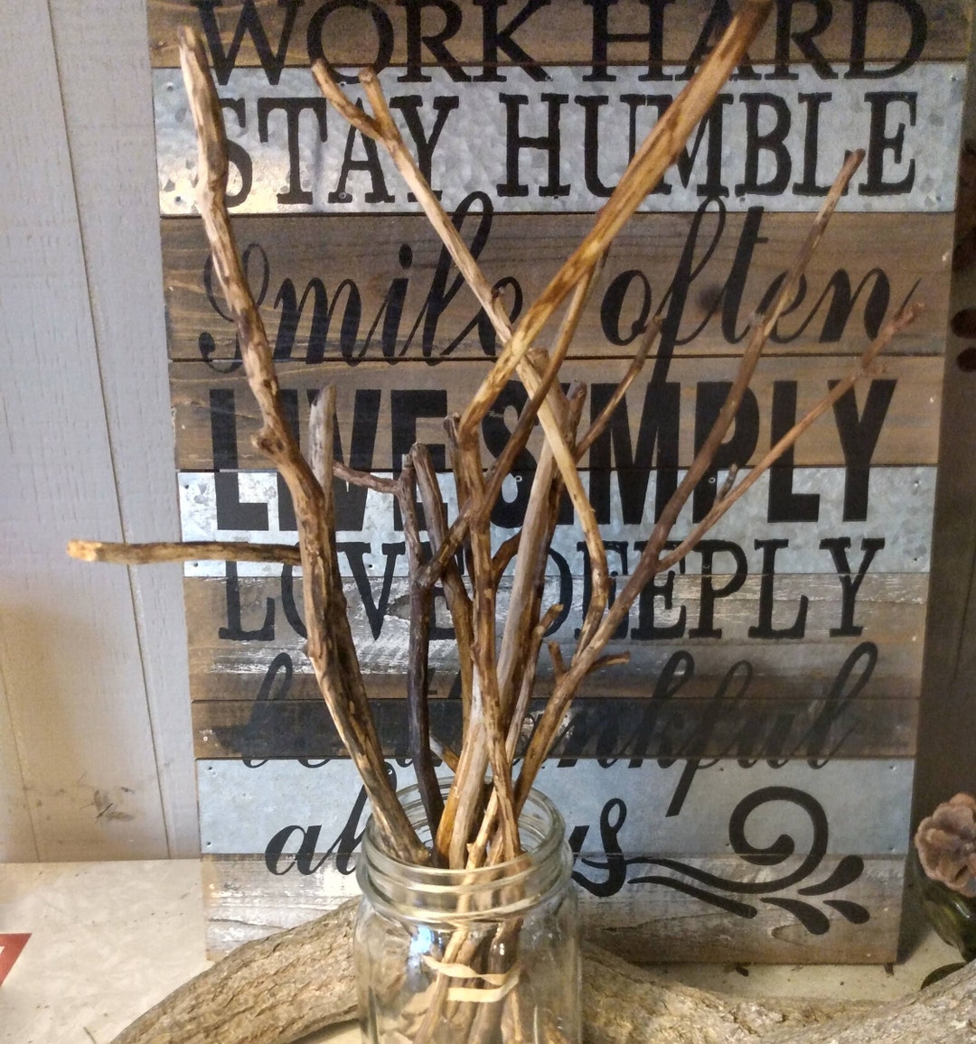 Real Aged Wood Sticks Branches Bundle Boquet Rustic Decor - Etsy