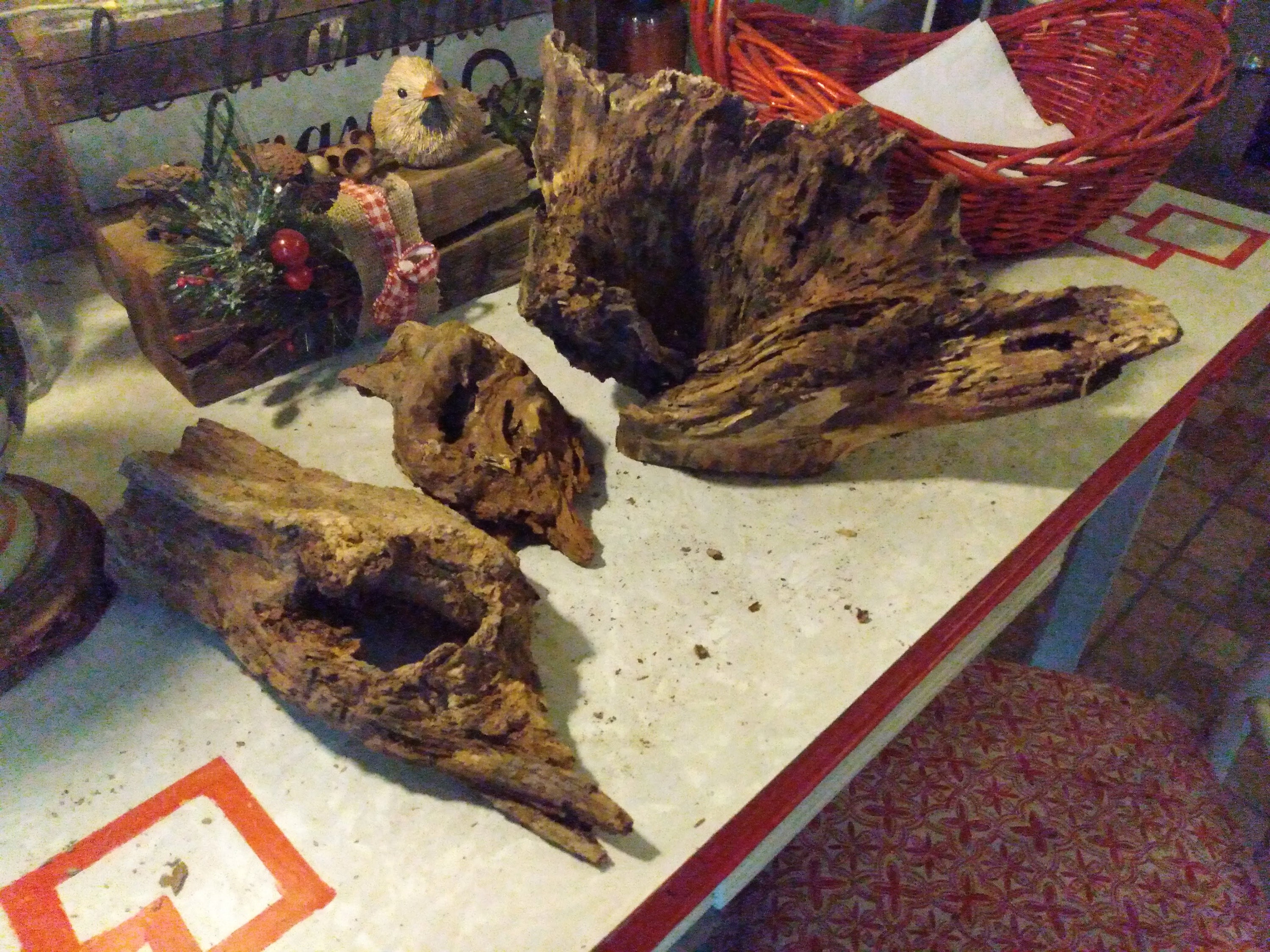 3 Unique Wood Burls Tree Pieces Natural Wood Art Sculpture Garden ...