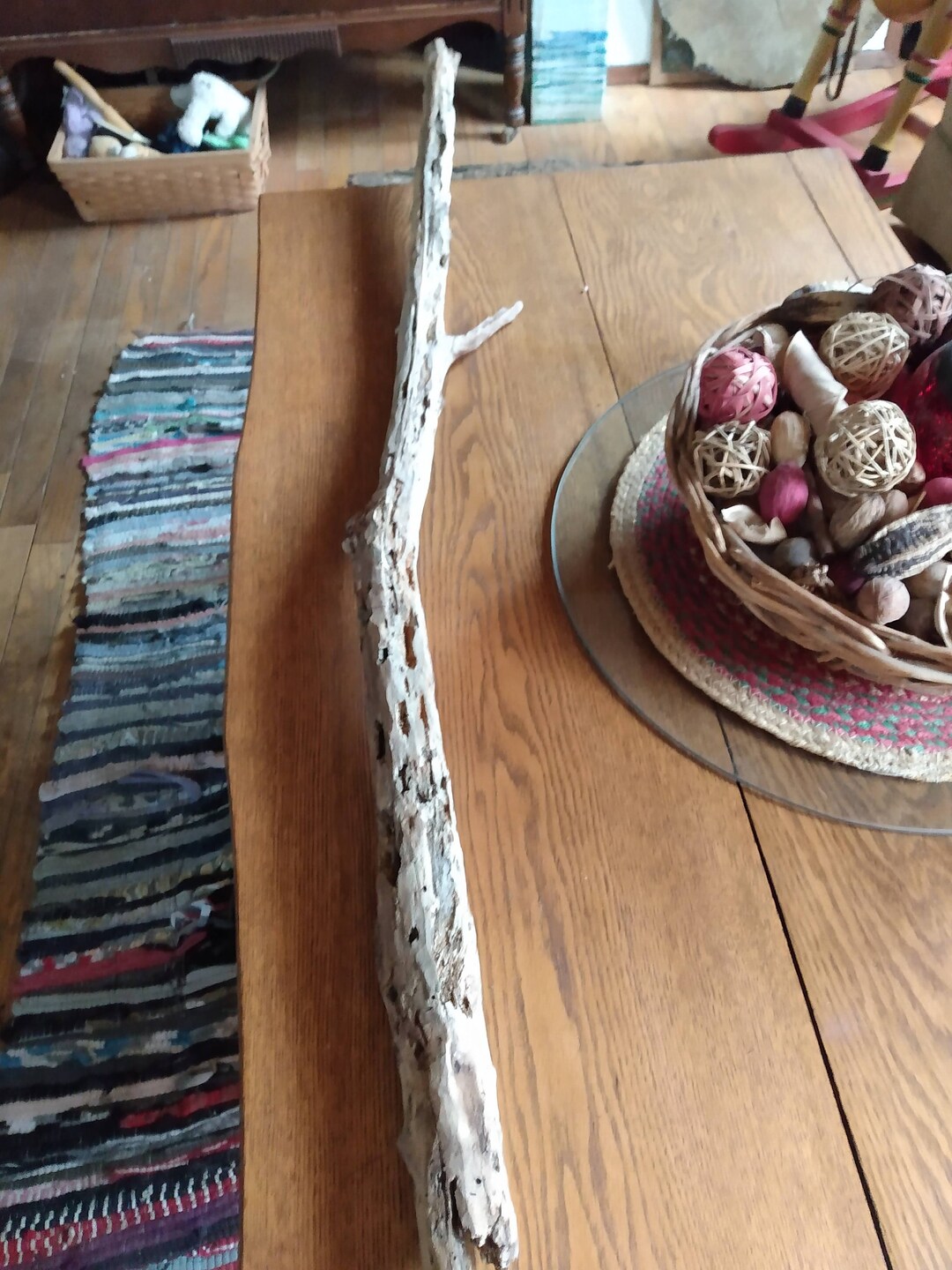 46 Long Old Weathered Tree Limb Branch River Creek Drift Wood Hang It Display It Garden Crafts ...
