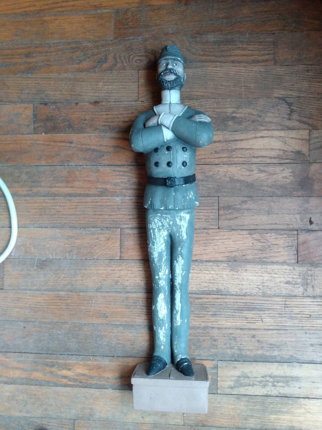 Vintage 24" Plaster/chalkware Civil War Soldier Wall Decor - Etsy