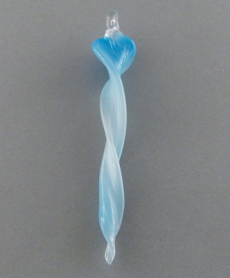 Baby Blue Glass Ice Cycle | Etsy