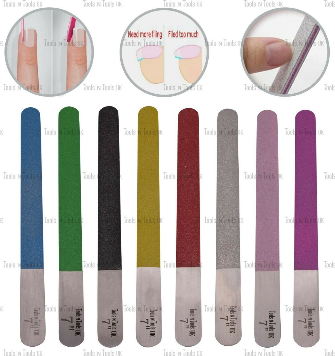 New 7 Various Colours Diamond Deb Foot Skin Nail Files | Etsy