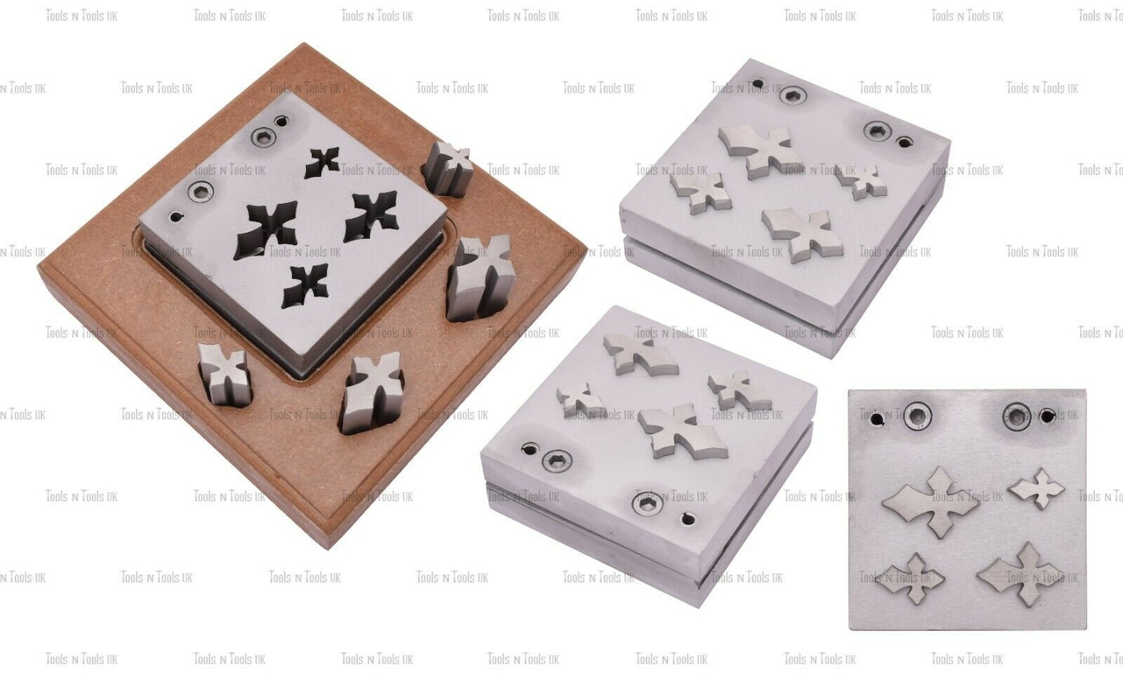 4 Punches Gothic Cross Steel Disc Cutters Jewellery Dapping | Etsy