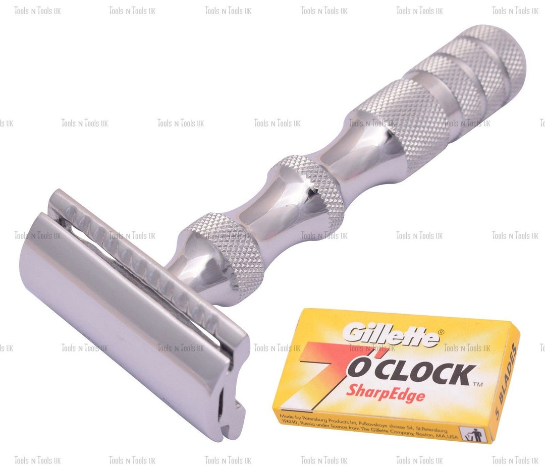 Double Edge Safety Razors Traditional Shaving Barber Pole 13 Styles 10 ...