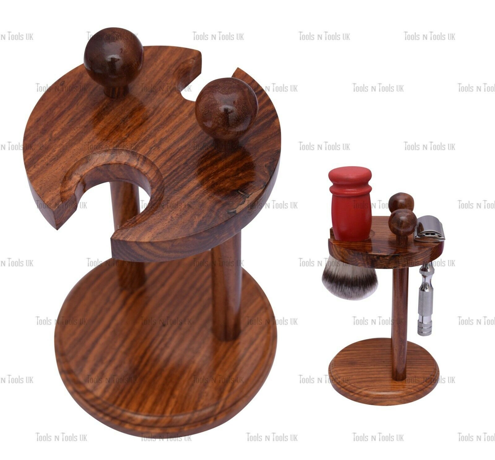 New Rose Wood Round Classic Style Stand/ Holder for Safety - Etsy