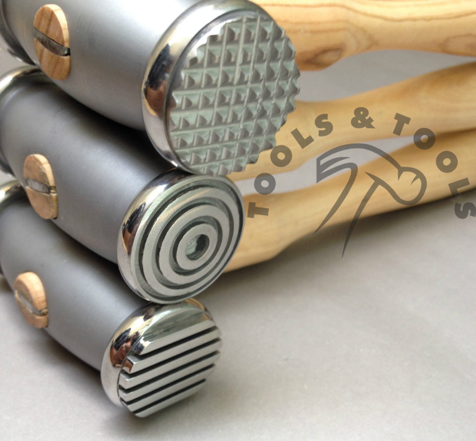 3 Pcs Texturing Hammers Double Sided 6 Patterns Jewelry Metal - Etsy
