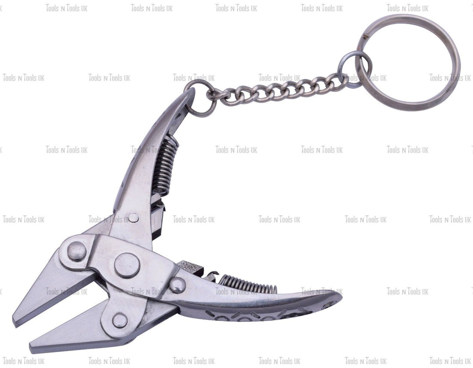 Key Chain/ring Mini 3 and Quot Parallel Action Flat Nose Pliers Fully ...