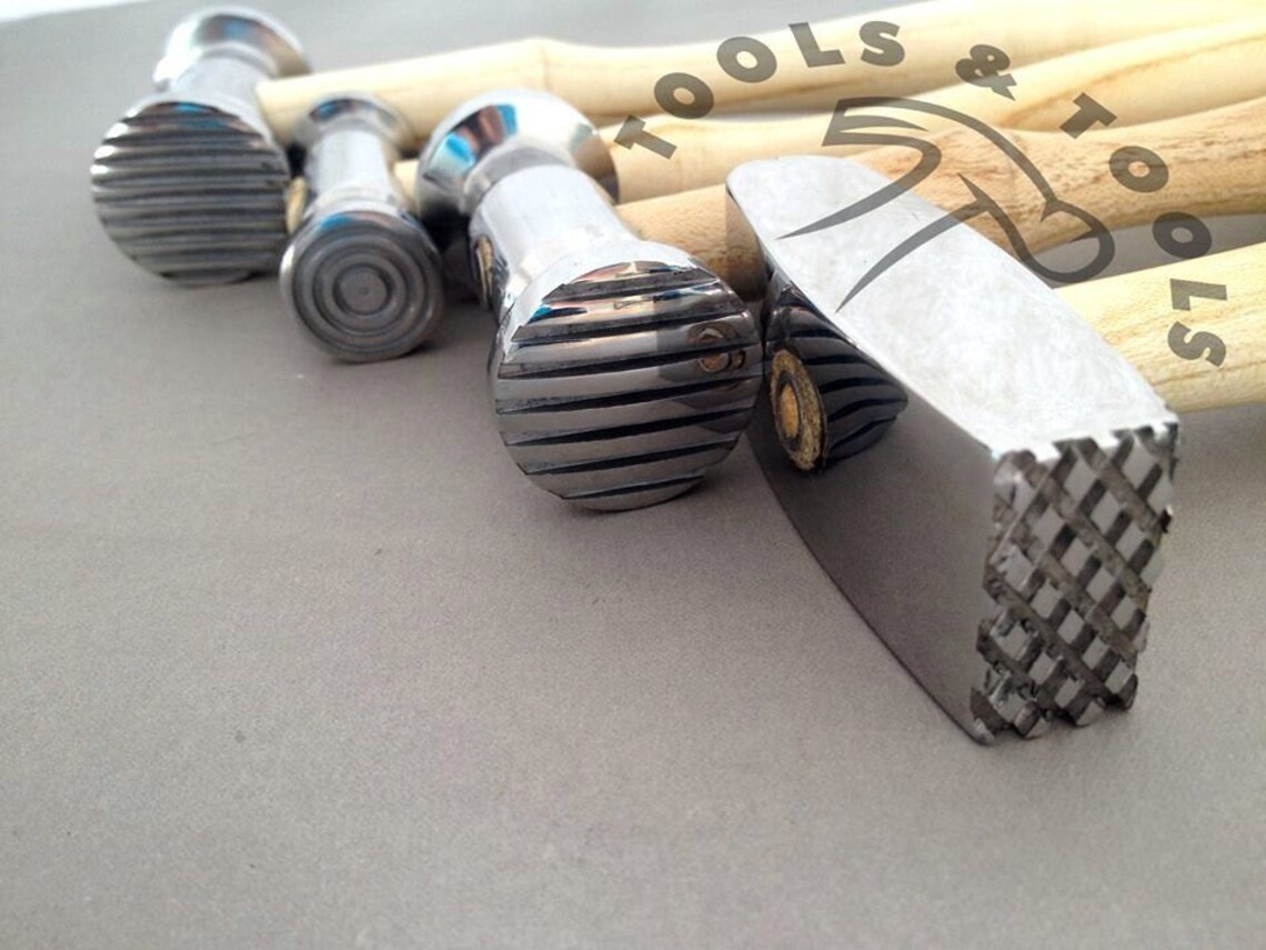 Texturing Metal Hammers Set 4 Pcs 8 Patterns Texture Hammer - Etsy