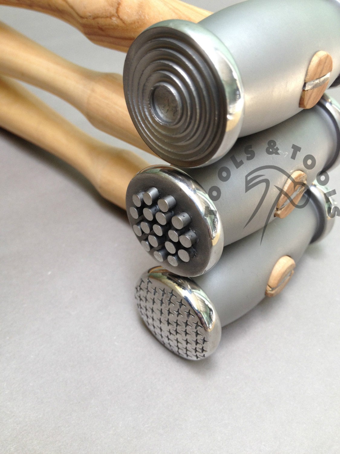 3 Pcs Texturing Hammers Double Sided 6 Patterns Jewelry Metal - Etsy