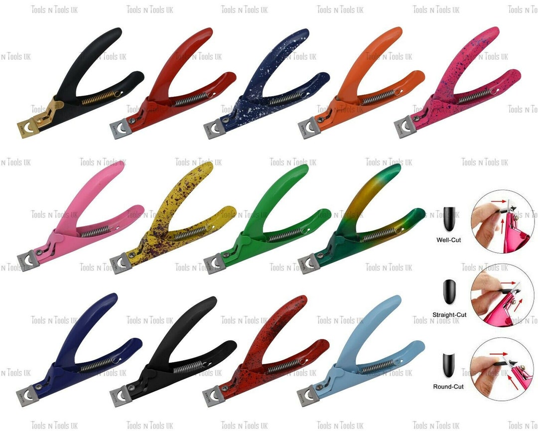 Quality Nail Art Tips Cutter Acrylic Nails Triple Cut Nail Art Tool 13 ...