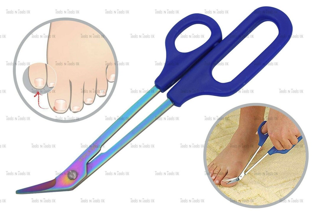 Buy Multi/ Rainbow Toe Nail Clippers Scissors Long Reach Manicure ...
