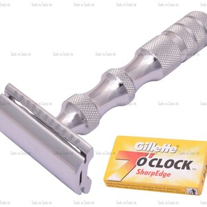 Double Edge Safety Razors Traditional Shaving Barber Pole 13 Styles 10 ...