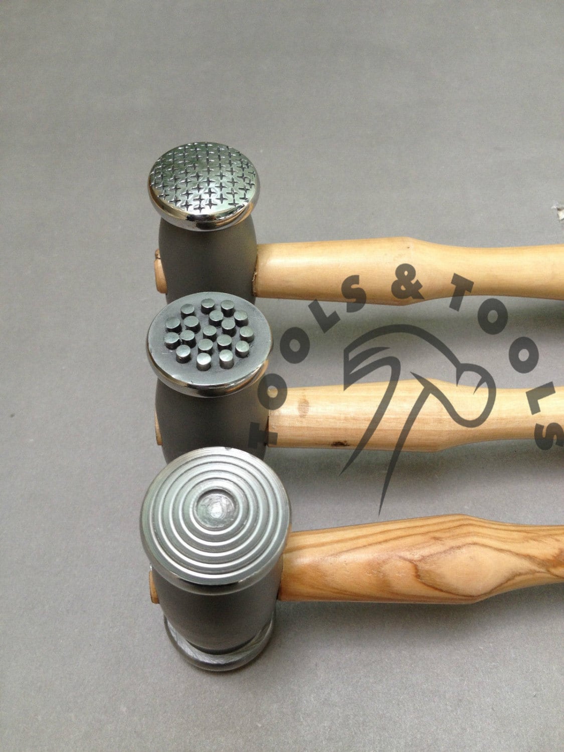3 Pcs Texturing Hammers Double Sided 6 Patterns Jewelry Metal - Etsy