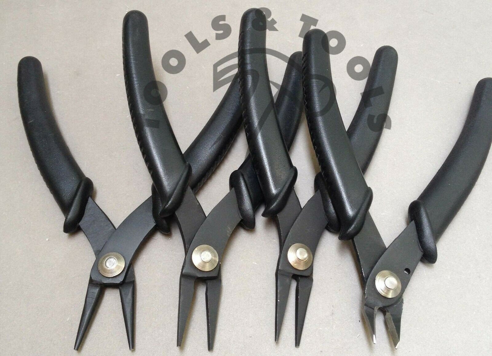 Economy 4 Piece Slim Line Pliers Set Round Chain Flat Cutters - Etsy