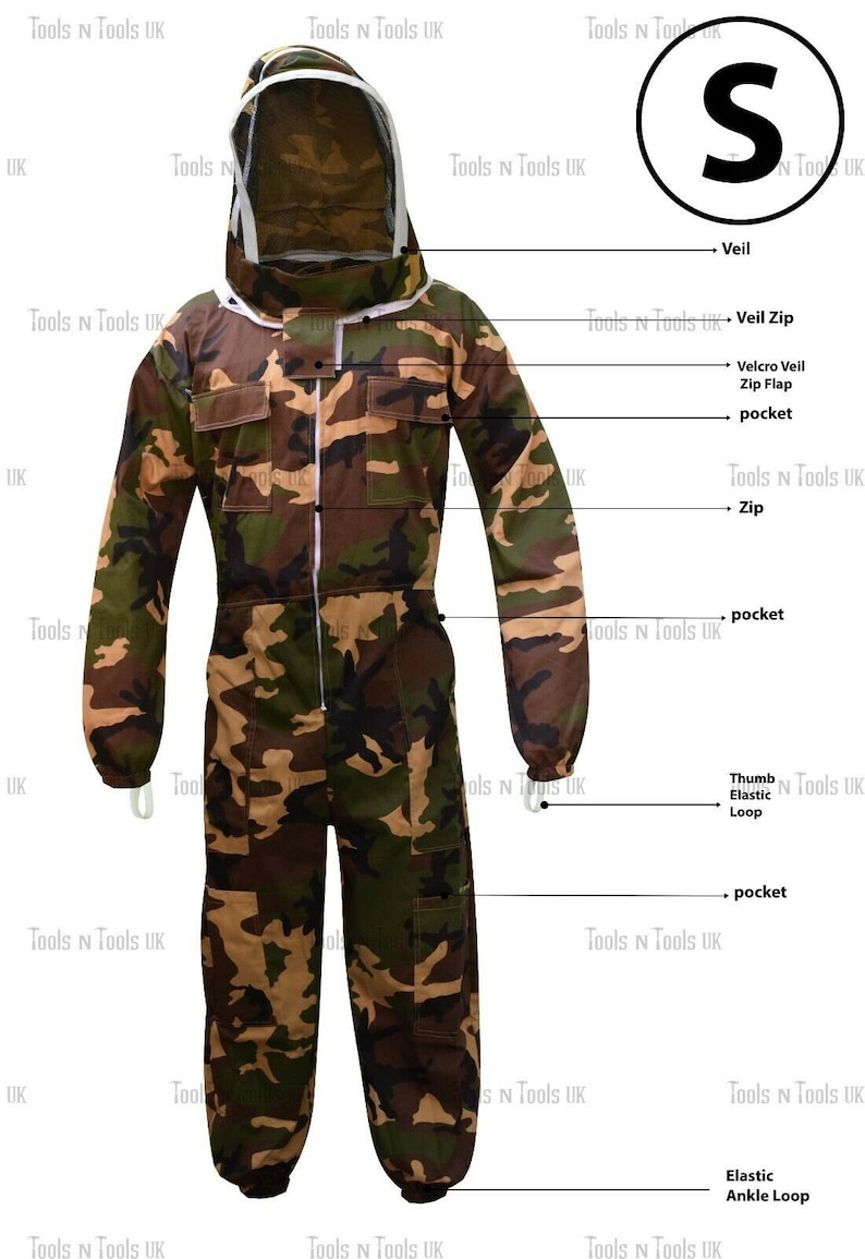 Camo Cotton Beekeeping Full Suits Heavy Duty Unisex Bee - Etsy