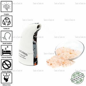 Gray and White Himalayan Salt Pipe Inhalers Boost Respiratory/ - Etsy