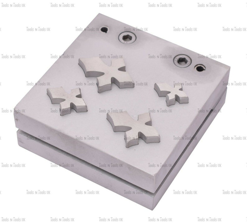 4 Punches Gothic Cross Steel Disc Cutters Jewellery Dapping - Etsy