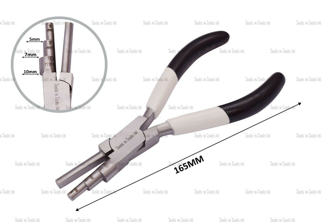 2 Toned 3 Step Wrap N Tap Wire Looping Pliers Jewellery Bail | Etsy