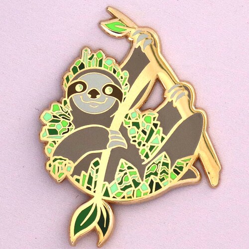 Sloth Enamel Pin - Etsy Canada