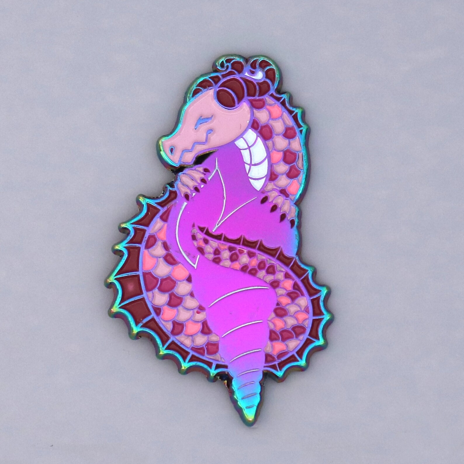 Shell Dragon Enamel Pin - Etsy