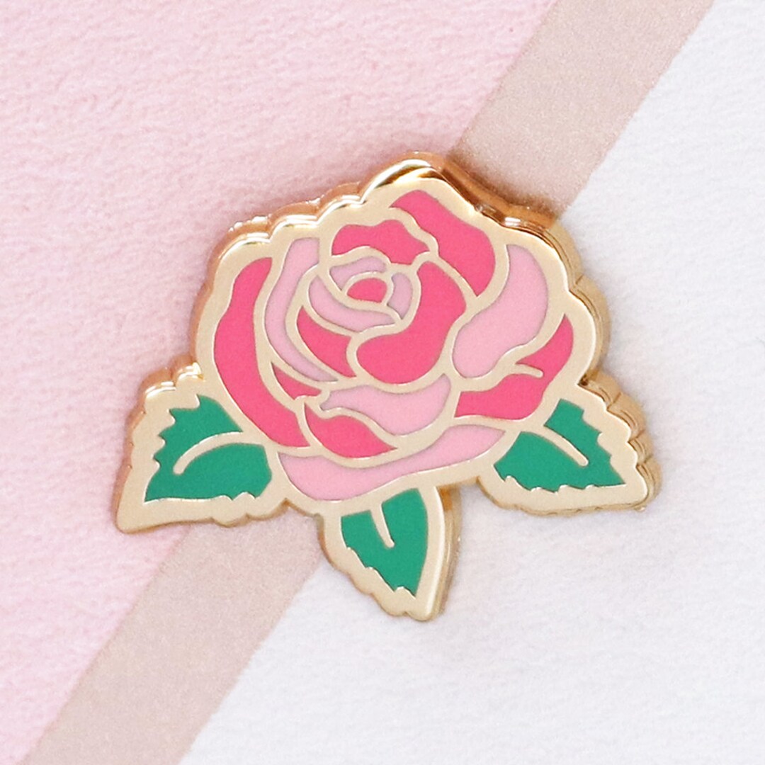 Rose Mini Pin - Etsy