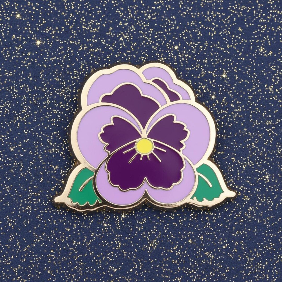 Pansy Mini Pin - Etsy