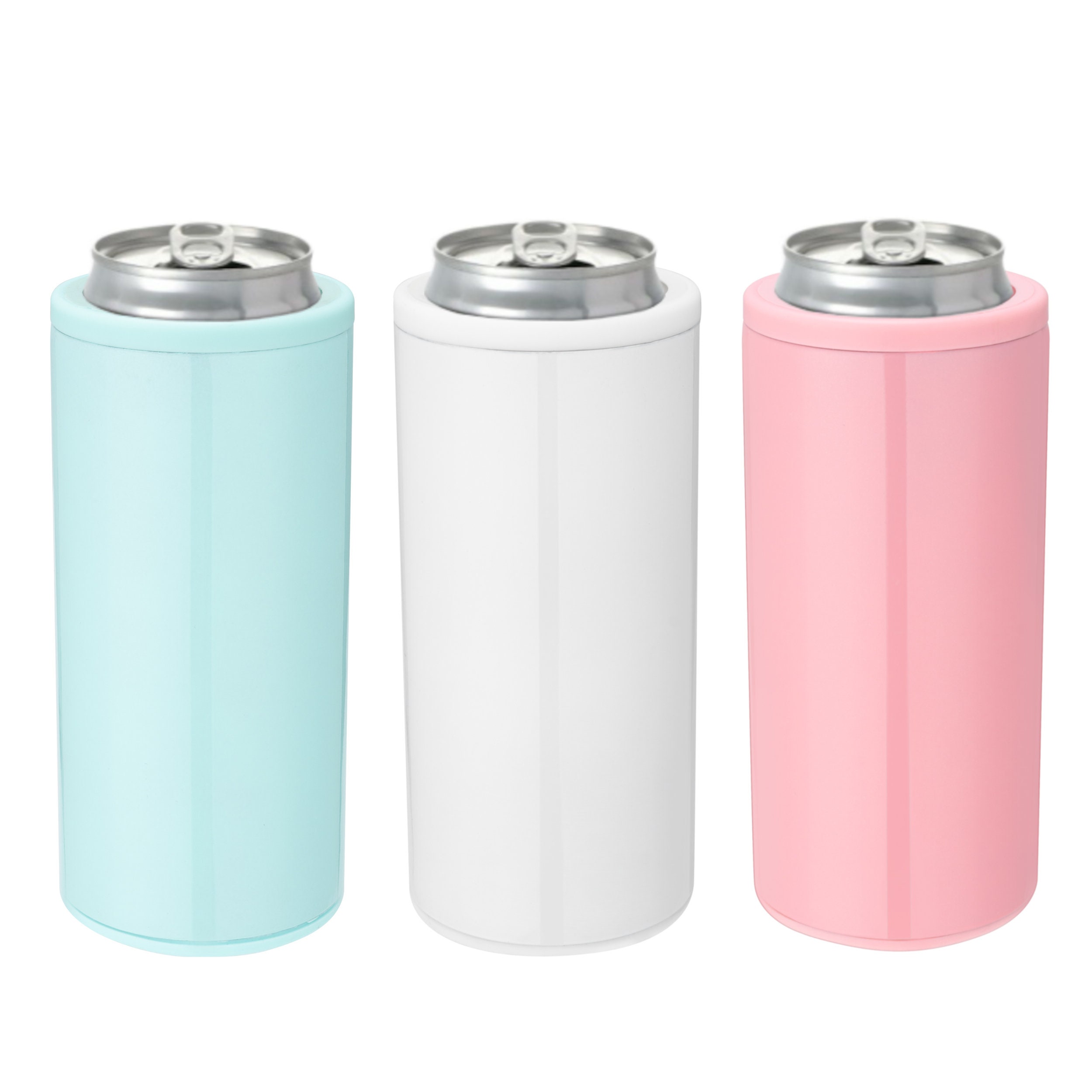 12oz Skinny Can Cooler Stainless Steel Insulated Double Wall | Etsy