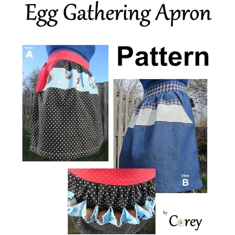 Gathering Apron Pattern - Etsy