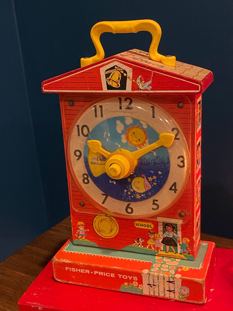 Fisher Price Learning Clock Table Lamp - Etsy